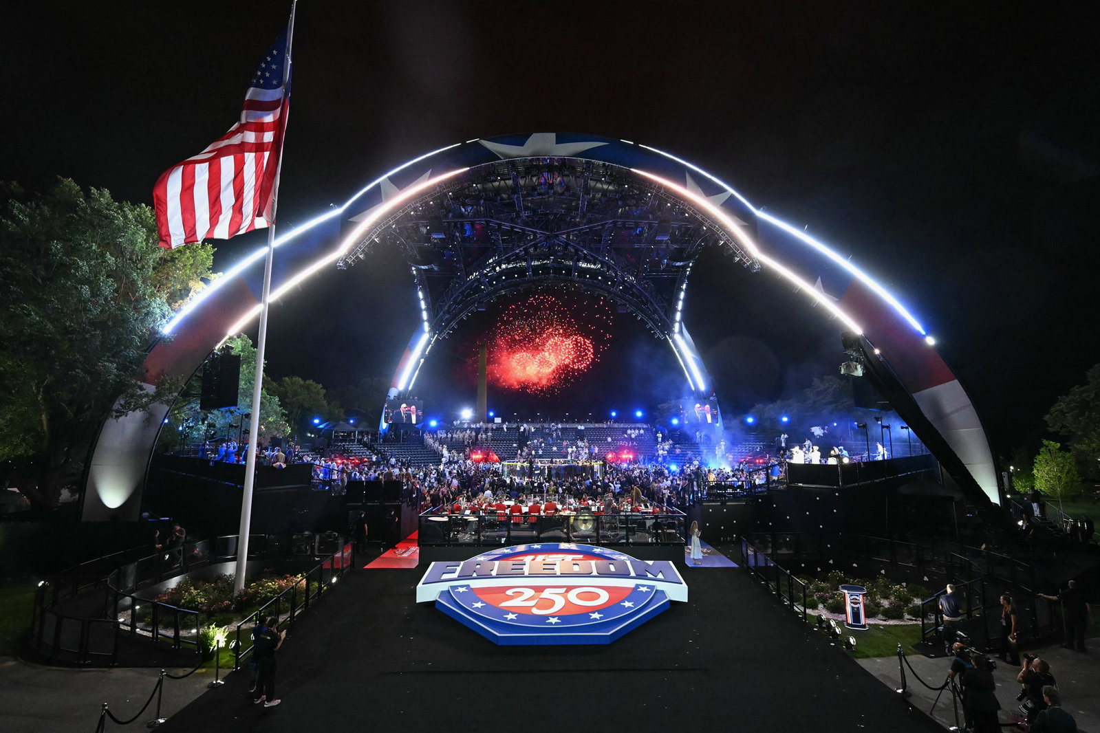 White House UFC live: Donald Trump's Freedom 250 birthday celebration ...