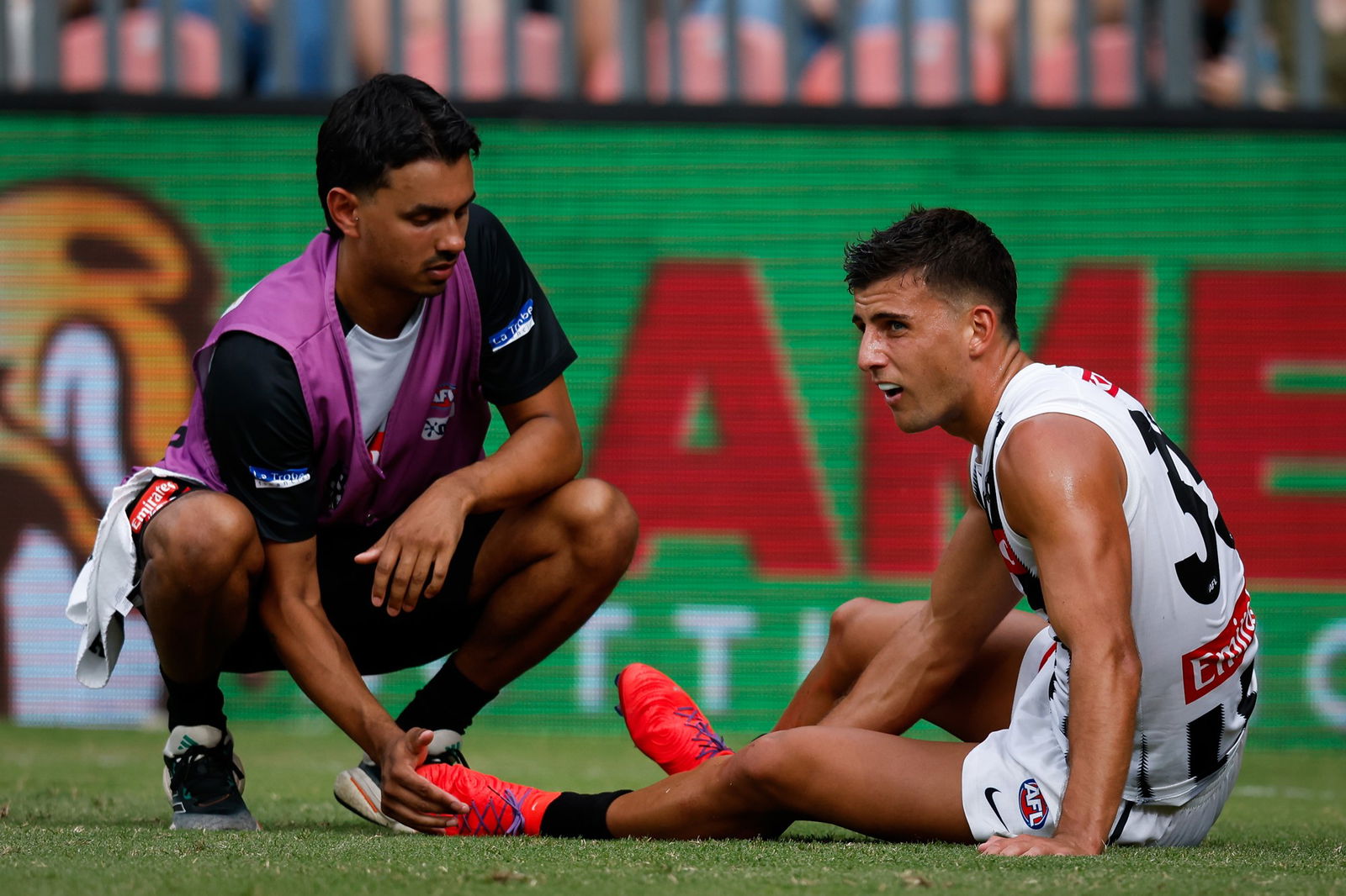 Finn Callaghan stars as GWS Giants survive Kieran Briggs injury to record comprehensive win over ...